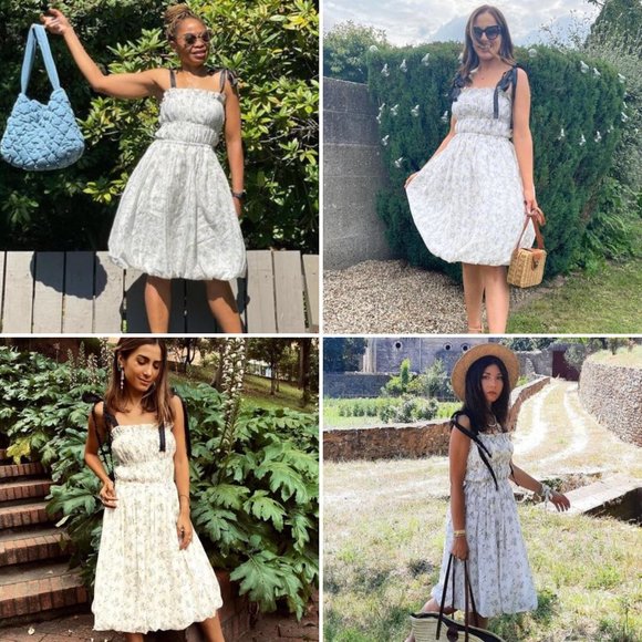 H&M | Dresses | Brock Collection X Hm Floral Smock Hot Collab Dress ...
